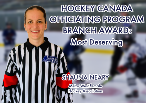 ANTIGONISH'S SHAUNA NEARY WINS MOST DESERVING OFFICIAL AWARD | Hockey ...